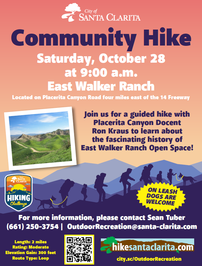 East Walker Ranch Open Space Closed Until March 10 – Hike Santa Clarita